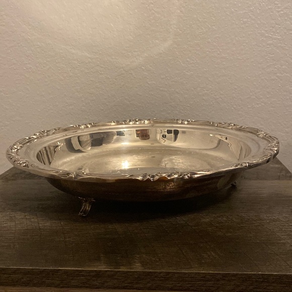 Pilgrim | Dining | Vintage Large Footed Silverplated Tray By Pilgrim ...